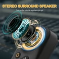 Wearable Bluetooth Speaker, Bluetooth 5.4 Clip On Wireless Speaker with ...