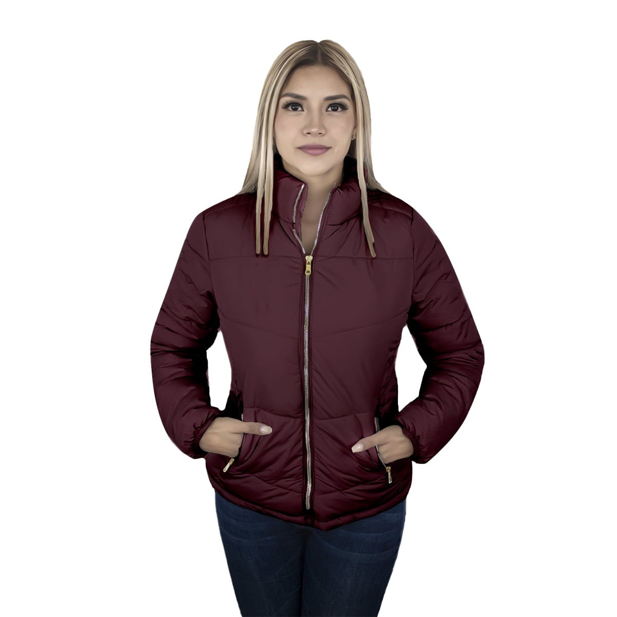 CHAMARRA PARA DAMA CON INTERIOR DE POLAR London Rock 134916 | Walmart ...