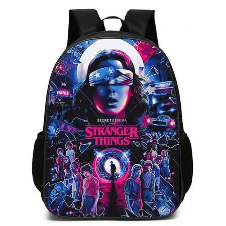 Stranger Things 11 Eleven Backpack Students Kids School Large Bag ...