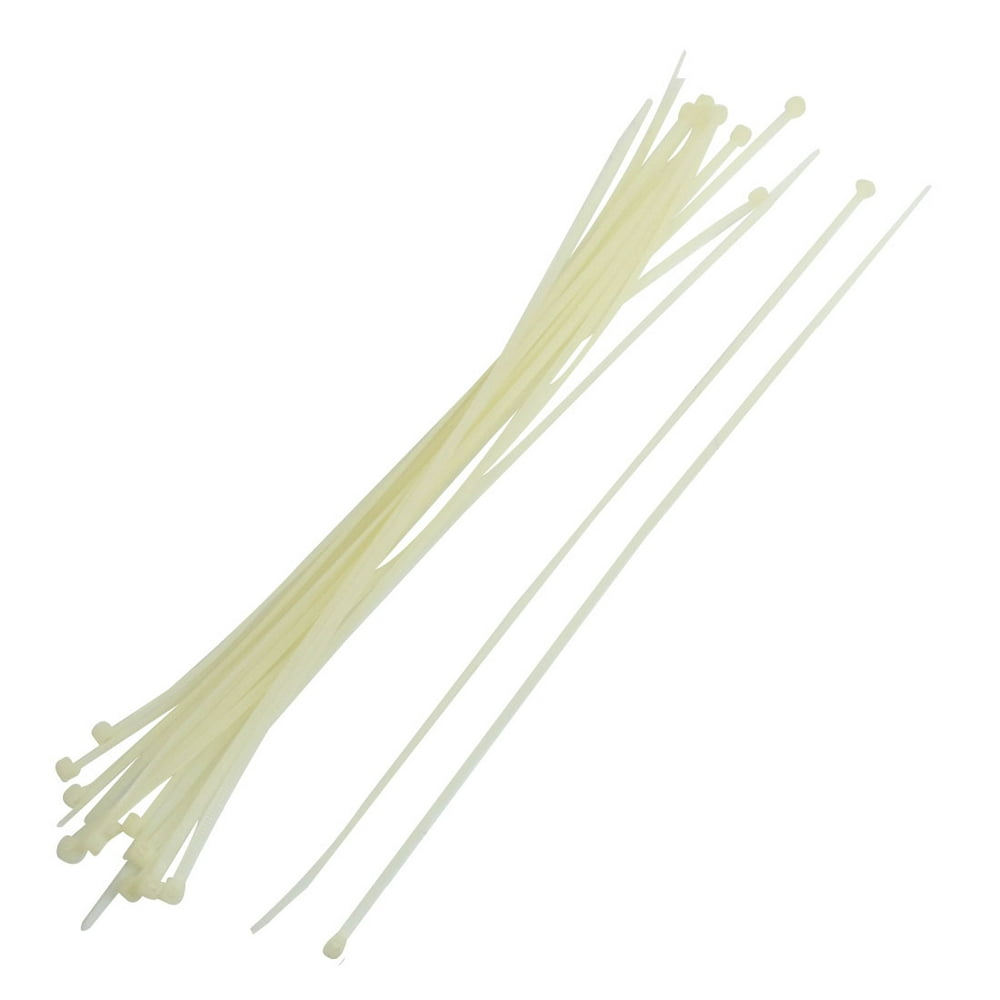 3mm x 300mm Self-locking Electric Wire Cable Zip Ties 20pcs - Walmart ...