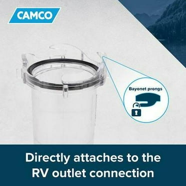 Camco Rhino RV Sewer Hose Elbow with Drain Lock Adapter for Camping, 1 ...