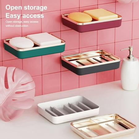Sponge Holder Bathroom Mounted Storage Dish Plastic Bath you to store ...