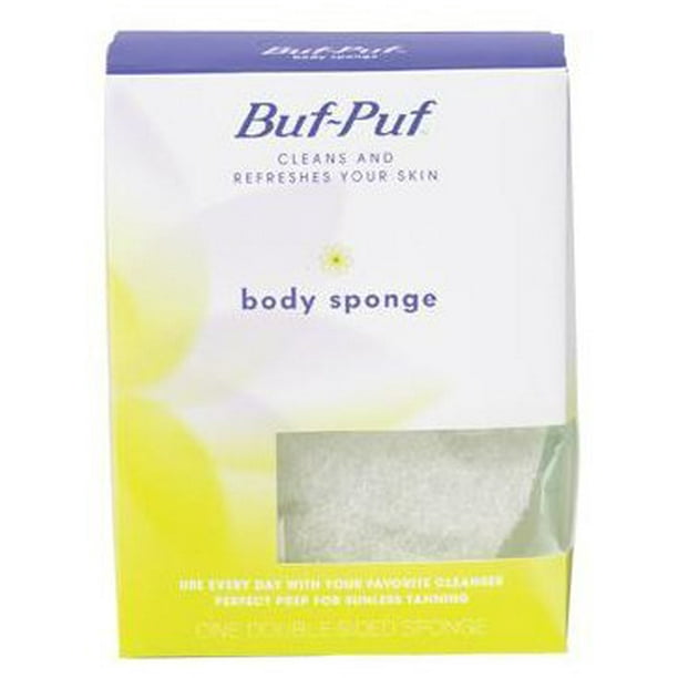 Buf Puf Body Sponge, Dermatologist Developed, Cleanses Skin of Dirt and ...
