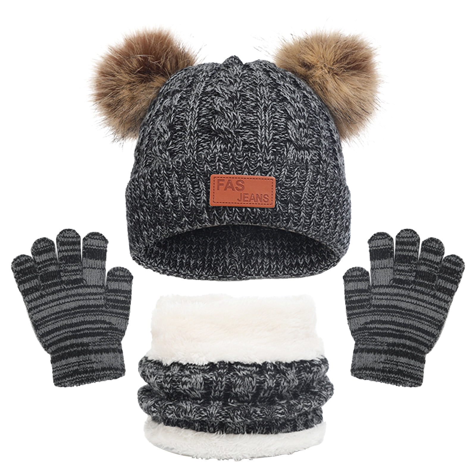 Click here for Xiaoshan Kids Winter Hats Gloves Scarf Set Kids Wa... prices