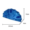 Venzia Elegant Pleated Acrylic Clutch – Fan‑Shaped Chain Shoulder Bag ...