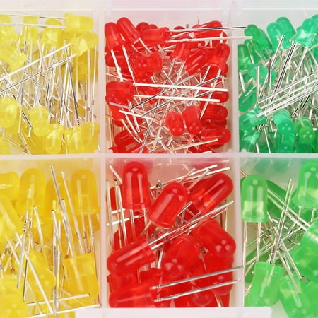 LED diode kit, LED Light-Emitting diode kit 350PCS 3mm LED diode 5mm ...
