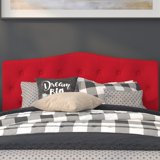 Flash Furniture Cambridge Tufted Upholstered Queen Size Headboard in ...