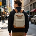 Backpack Large Capacity Daypack Casual Versatile Texture Shoulder Bag ...