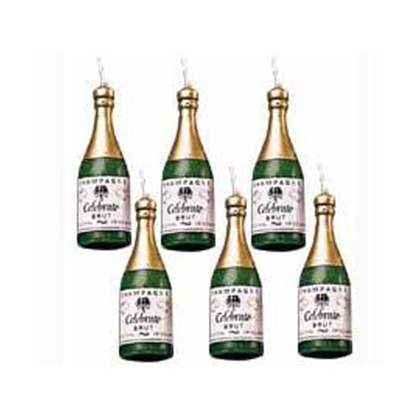 Click here for Wilton Candle Set  Champagne Bottles - Set Of 6 On... prices