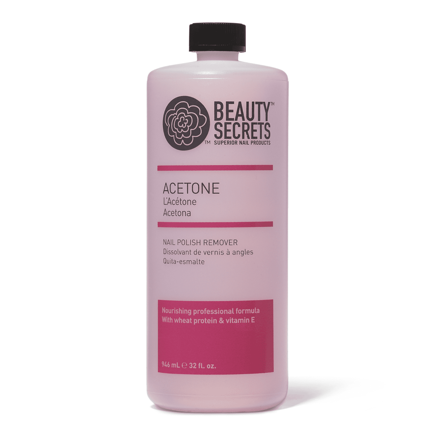 Beauty Secrets Acetone Nourishing Nail Polish Remover, 32 Oz - Walmart.com