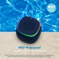 Free Shipping! Bluescape Waterproof Bluetooth Mini Speaker with LED Lights, TWS, FM Radio, IPX7 ...