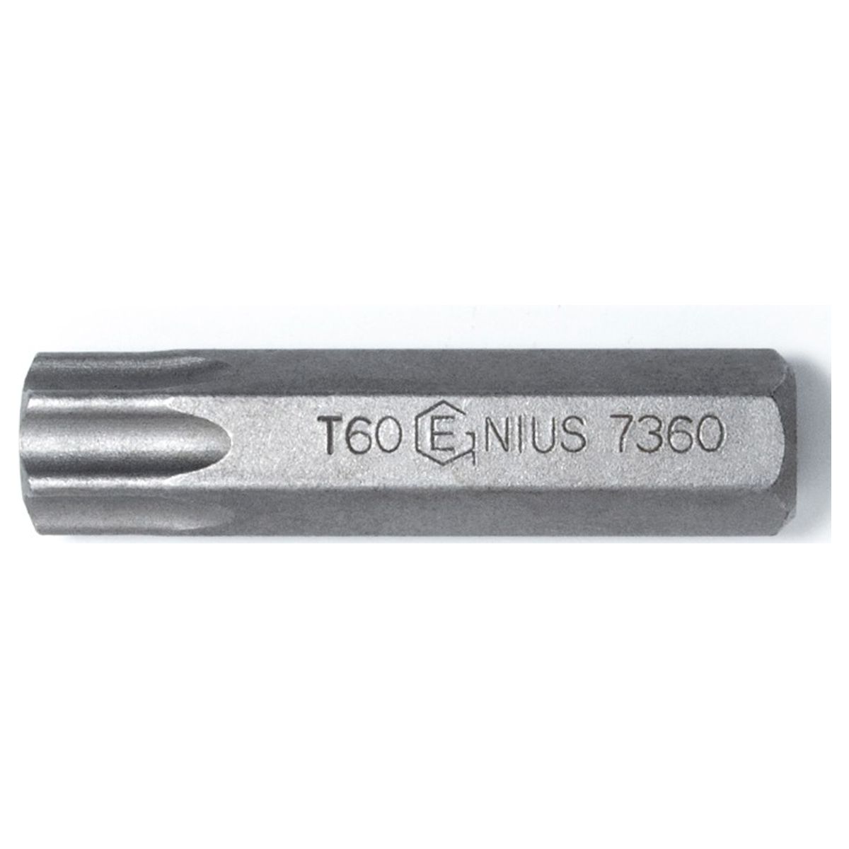 Genius Tools 12mm Hex Shank, T-60 Tamperproof Star Screwdriver Bit ...