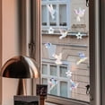 1pc Plastic Colored Laser Stained Window Film Static Stickers Rainbow ...