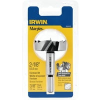 Irwin Marples 2 in. Dia. x 6 in. L Carbon Steel Forstner Drill Bit 3/8 ...