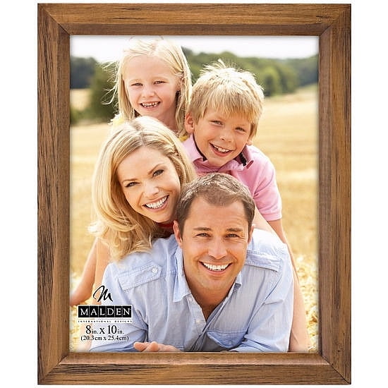 HONEY-WALNUT stain SCRATCH Ridged 8x10 frame by Malden Design - 8x10 ...