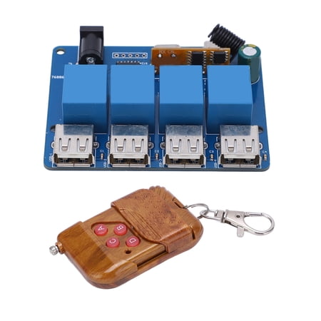 Power Supply Module 4 Channel 5V DC DC2.1 Type C Input USB Output with ...