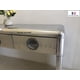 Nauticalmart Aviator Aluminium Patchwork Style Console Table with 2 ...