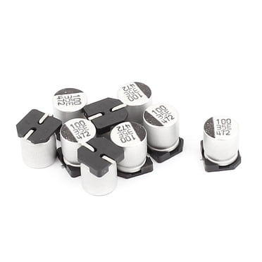 Pack of 3 AFK227M50G24T CAP ALUM 220UF 20% 50V SMD :Cut Tape - Walmart.com