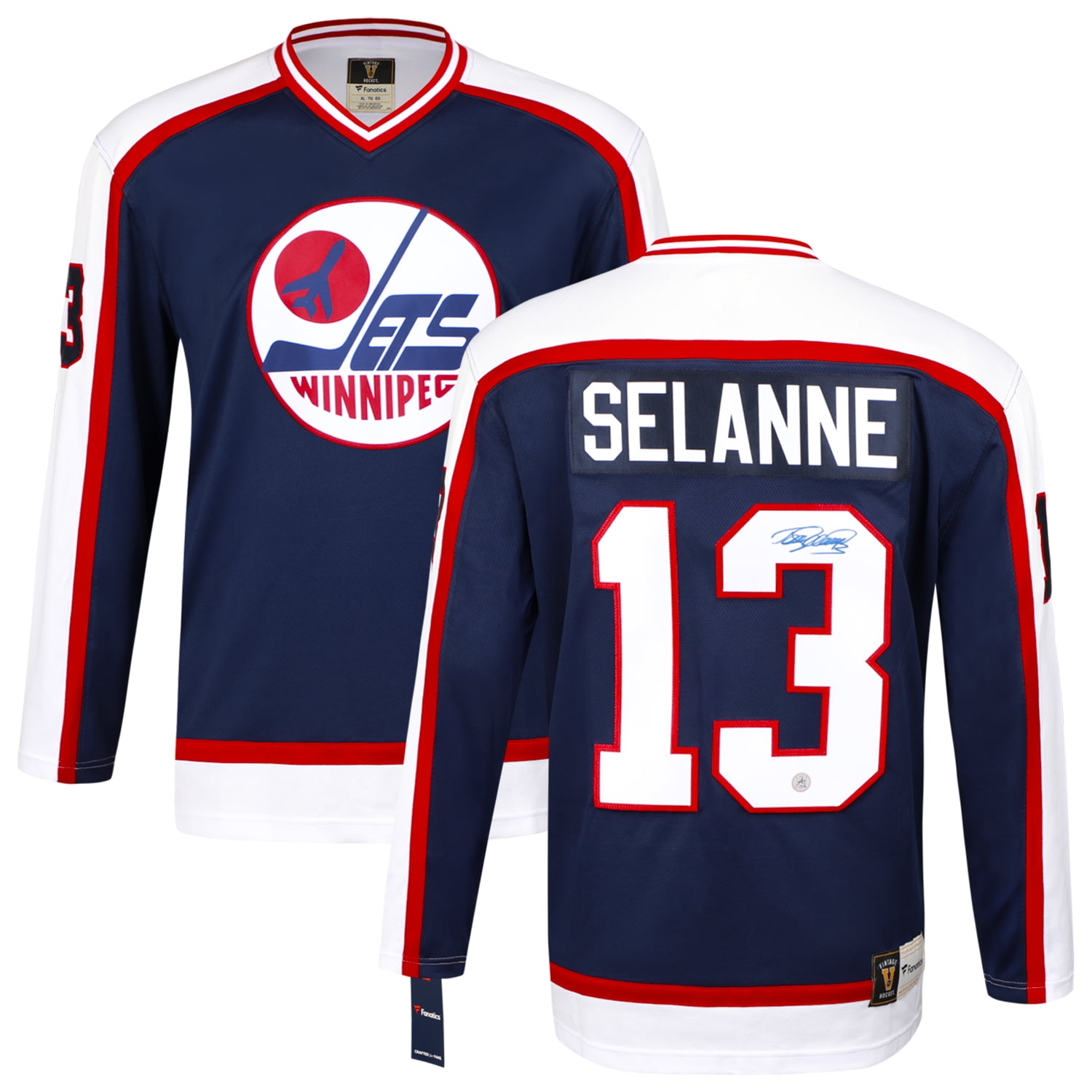 Click here for Aj Sports Teemu Selanne Autographed Winnipeg Hocke... prices