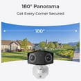 4K UHD Dual-Lens Security Camera 16MP Duo Series PoE IP Camera 180 ...