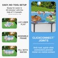 "Bestway Steel Pro MAX Framed Metal 15' x 48"" Round Above Ground Pool ...