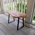 Home Soft Things 15.5" Trapezoid Metal Furniture Table Legs Heavy Duty ...