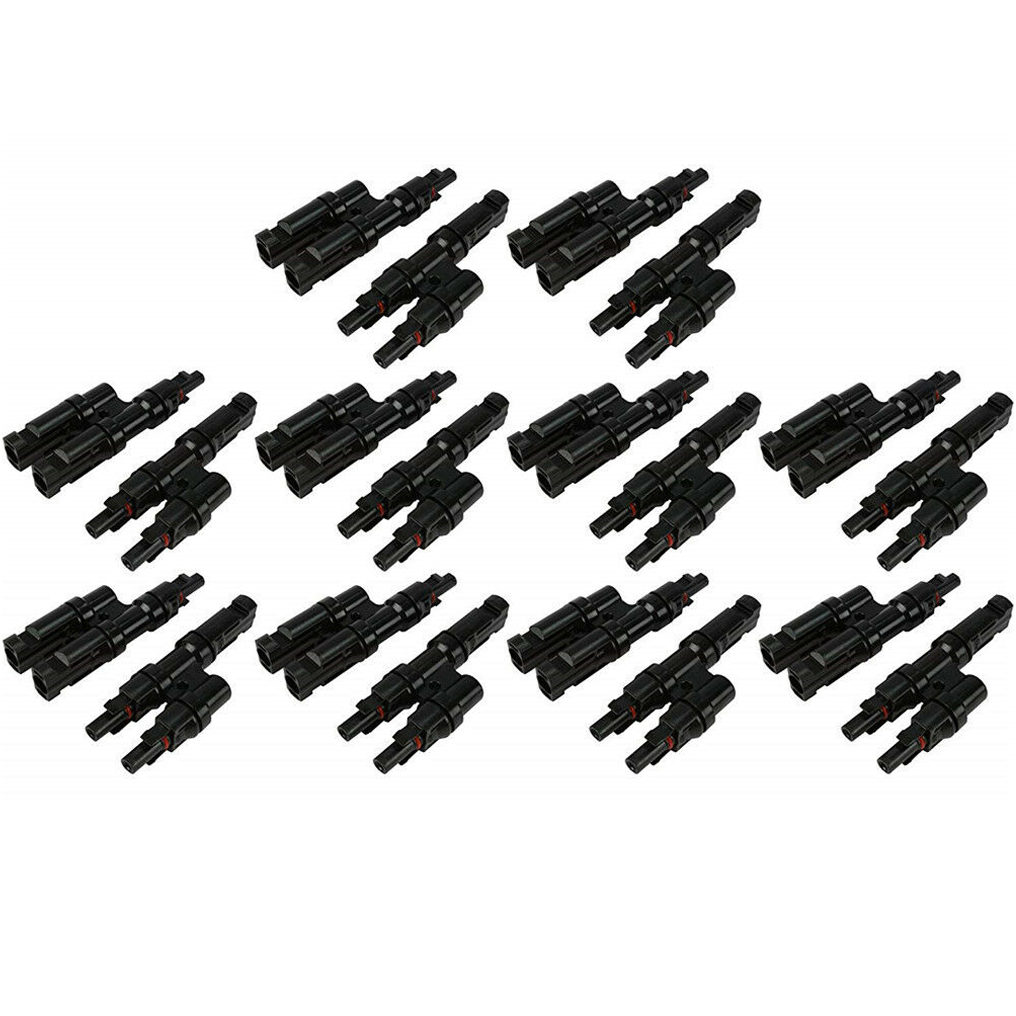 YouLoveIt 1 2 5 10 Pairs Solar Panel Connectors Branch Connector Solar