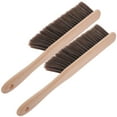 Handheld Small Wooden Broom with Soft Bristle Cleaning Brush Ideal for ...