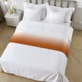 Bed Runner Orange Ombre Bedding Scarves Soft Decorative Bed Flag Fall ...