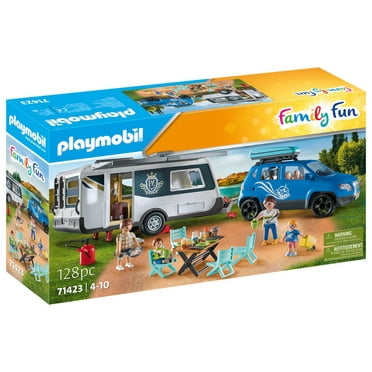 PLAYMOBIL Family Camper Vehicle Playset - Walmart.com