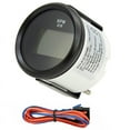 Boat LED Digital Tachometer Engine Hour Meter, Marine Outboard RV RPM ...