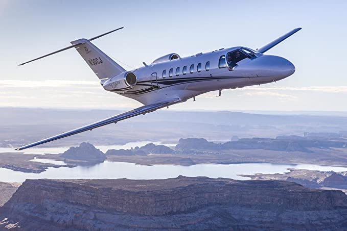 Iconic Arts Laminated 36x24 Poster: Cessna Citation CJ3 Business Jet ...