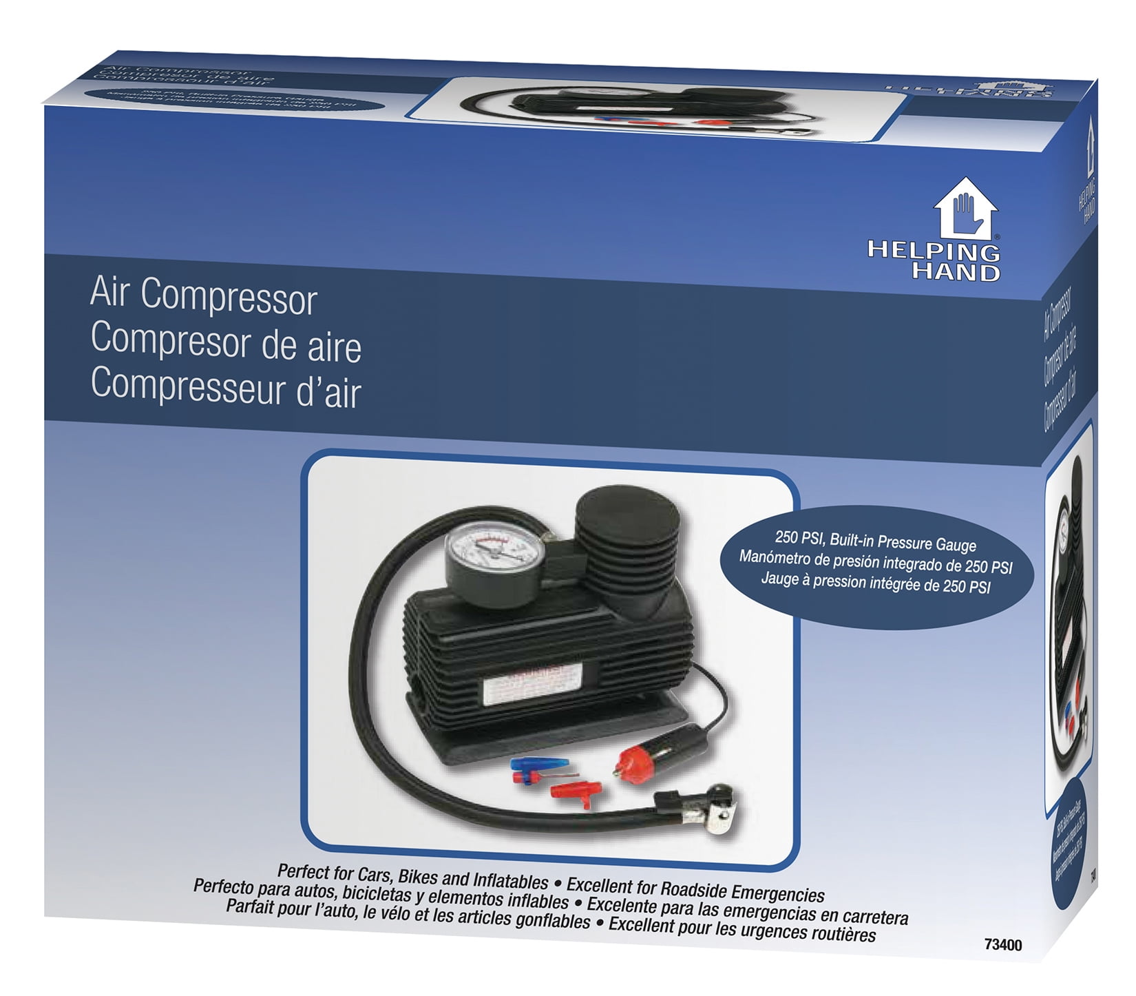 Helping Hand 73400 205 PSI Air Compressor - Walmart.com