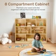 Sweet Time Wooden Storage Cabinet 3 Tier Bookshelf Kid Toy Organizer ...