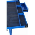 Rolling Tool Table, Heavy Duty Mobile Tool Tray Adjustable Work Table ...