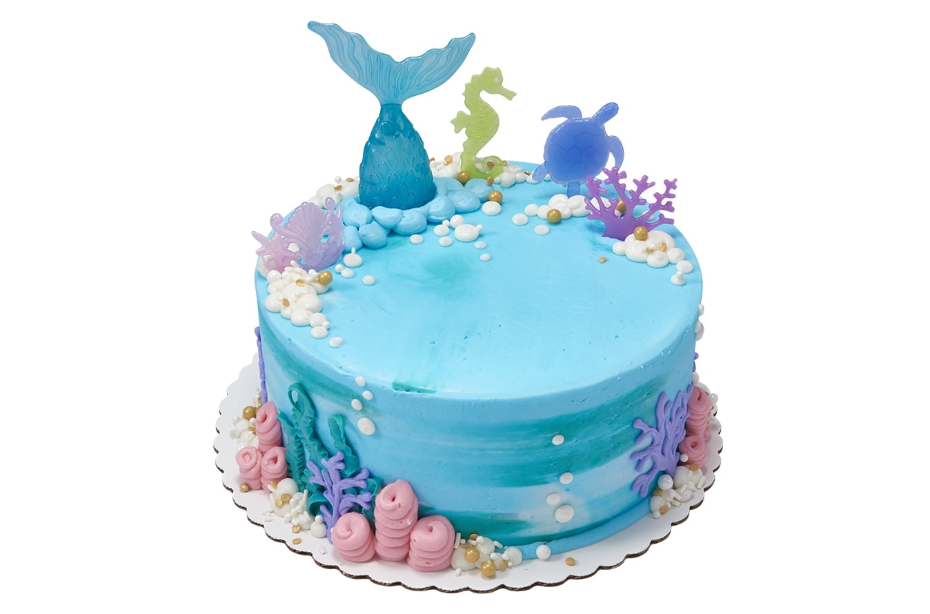 Mermaid Round Cake - Walmart.com