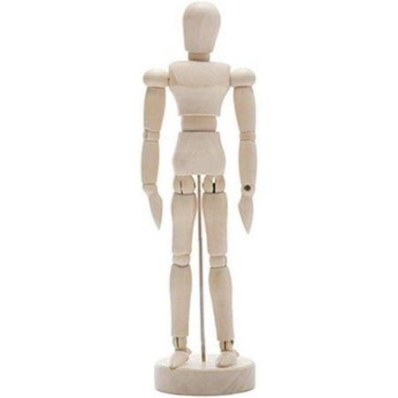 Wooden Human Body Drawing Mannequin with Stand Flexible Joints Artist ...