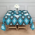 42x42in(107x107cm) Square Tablecloth, Waterproof Polyester Table Cover ...