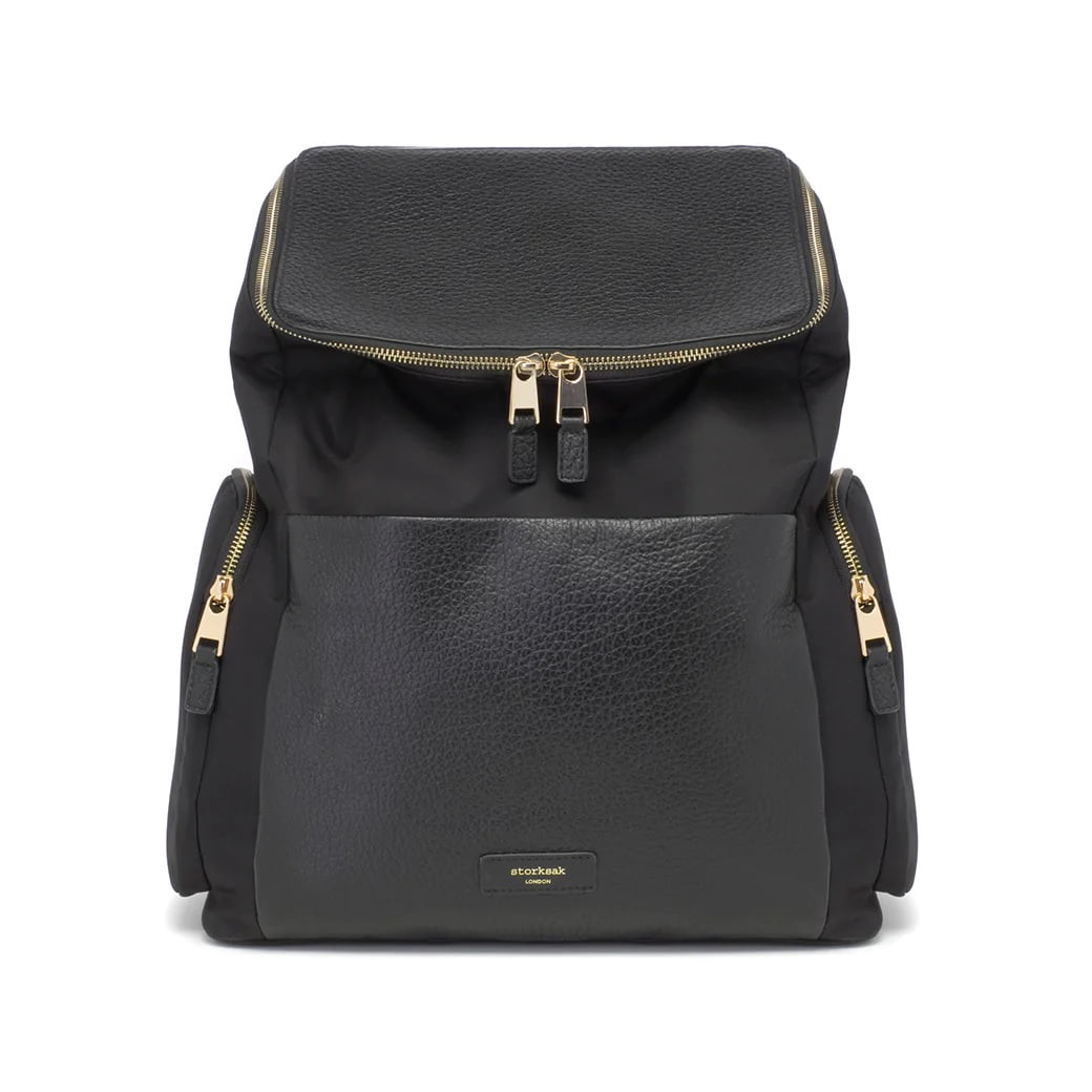 Storksak Alyssa Convertible Changing Backpack, Black & Gold - Walmart.com