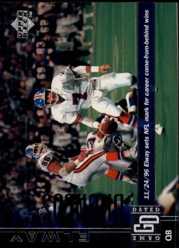 1997 Upper Deck #81 John Elway NFL Football Trading Card - Walmart.com
