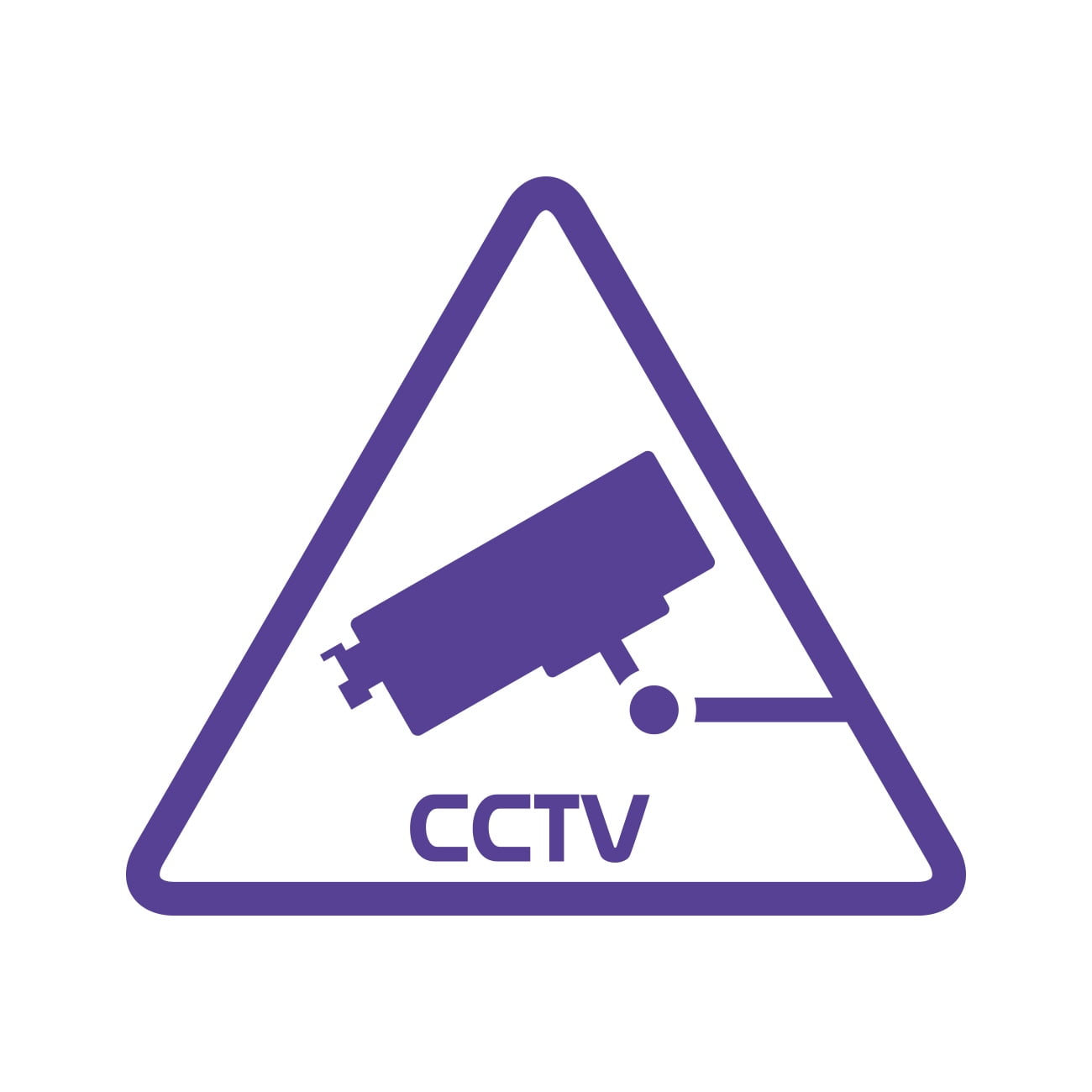 Video Surveillance CCTV Sticker Decal Die Cut - Self Adhesive Vinyl ...