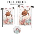 Brown Sea Turtles Garden Flag 28x40 Inch Summer Ocean Marine Life Red ...
