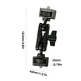 Aluminum Alloy 360 Rotating Extend Mount Bracket for Action Camera Mic ...