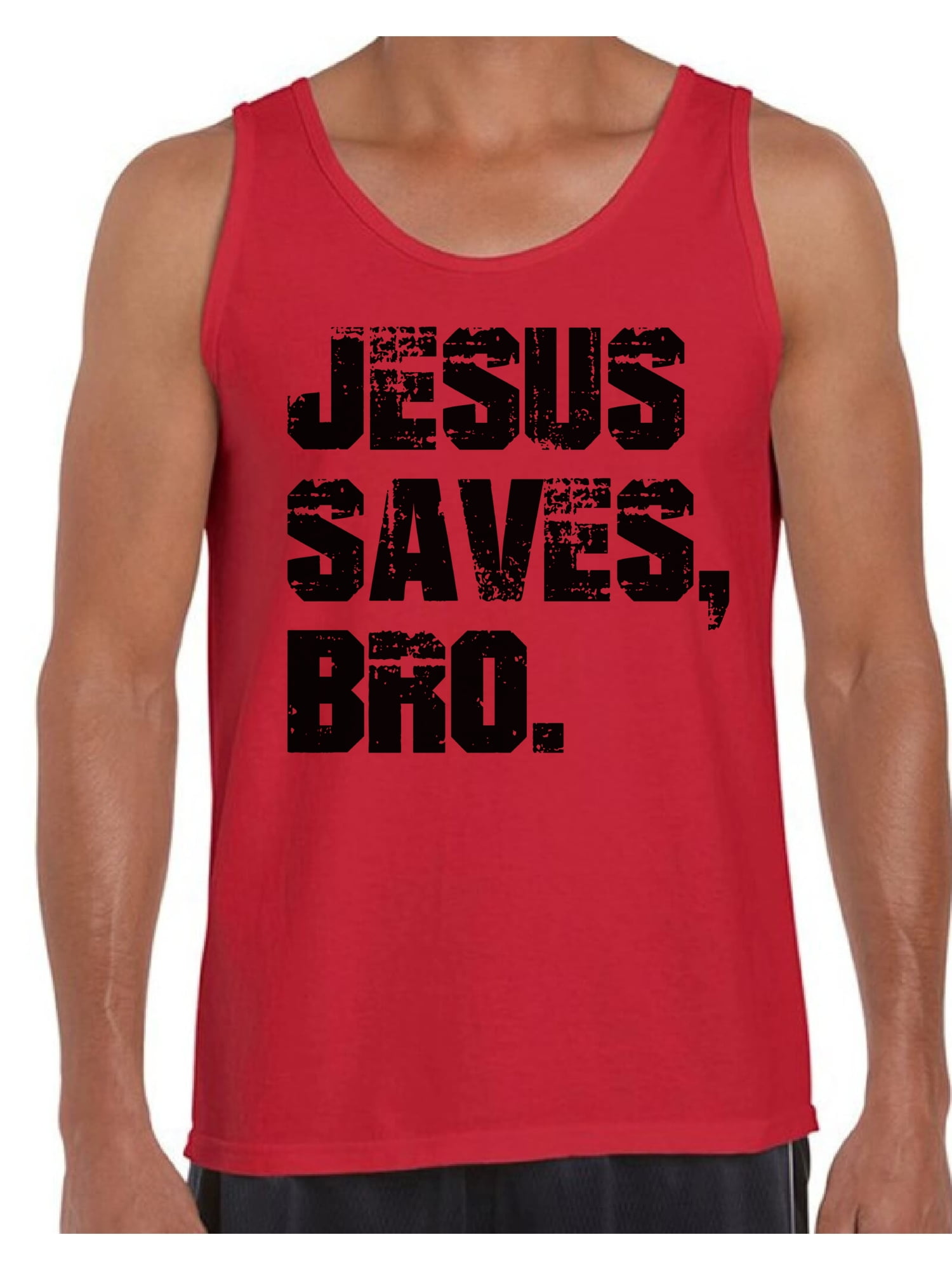 Awkward Styles Jesus Saves Tank Top Shirt for Men Black Mens Tanks ...