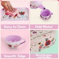 Style-Carry Kids Tea Set, Princess Toy Tea Set for Toddlers, Flower Design Pretend Play Tea ...
