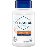 Citracal Petites Calcium Citrate With Vitamin D3, Caplets, 100 Count ...