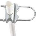 Double Antenna Mast Clamp V-jaw Bracket U Bolts Pipe Mounting Hardware ...