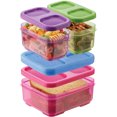 Rubbermaid LunchBlox Kids Multi Color Lunch Kit with ice pack, 1 kit ...