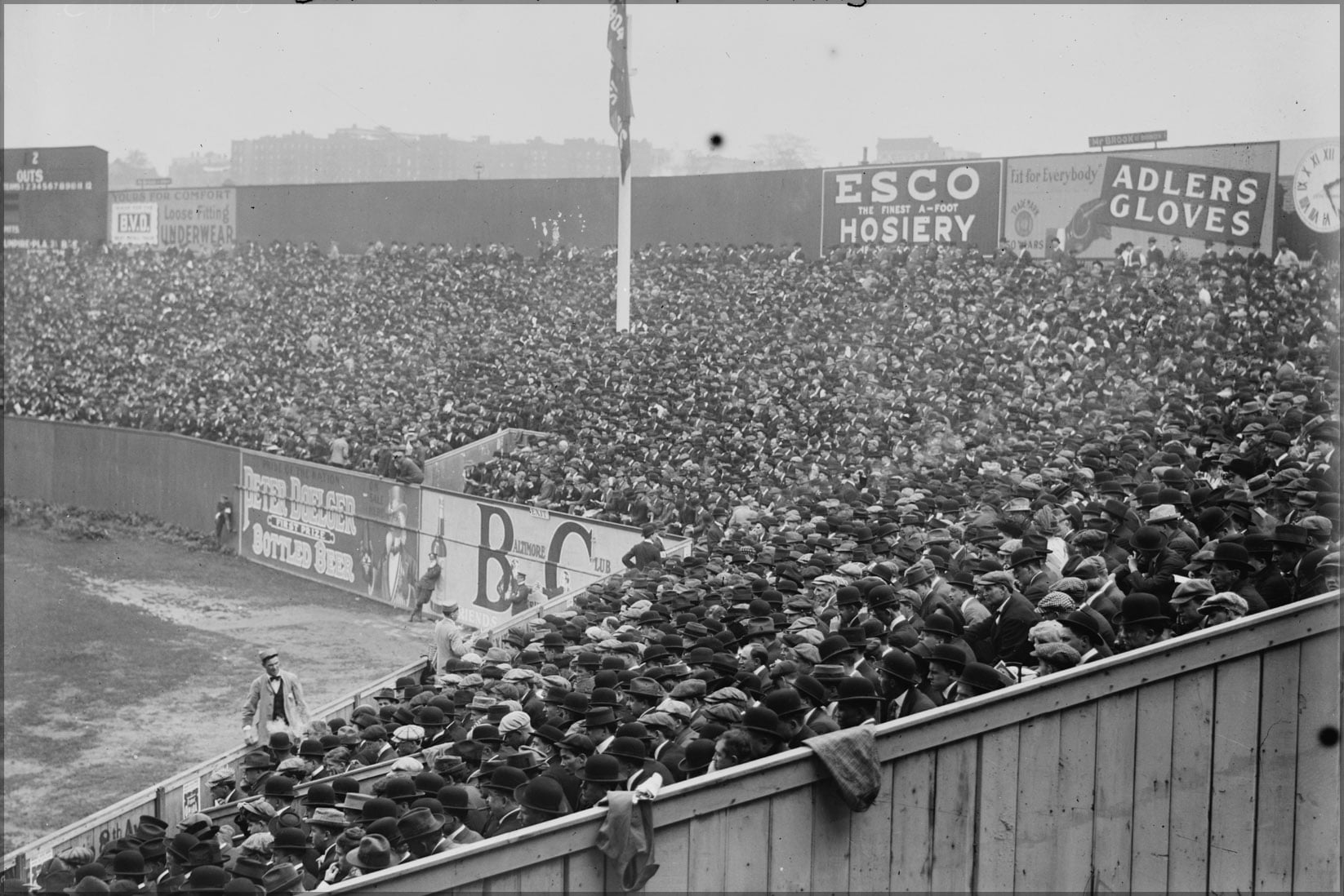 24"x36" Gallery Poster, October 9th, 1913 World Series Bleachers ...