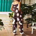Easter Overalls for Women Loose Fit Cute Bunny Pattern Baggy Wide Leg ...